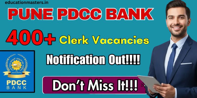 Pune PDCC Bank Clerk Recruitment 2025 Apply Online for Clerk Vacancies ...