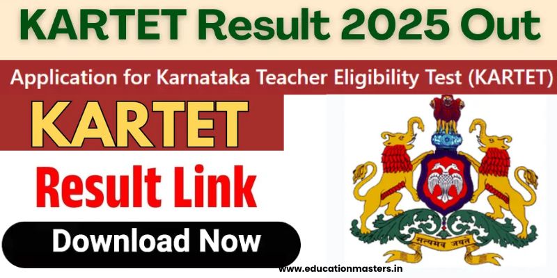 Karnataka TET Result 2025 OUT – Check KARTET Download Link, Qualifying ...