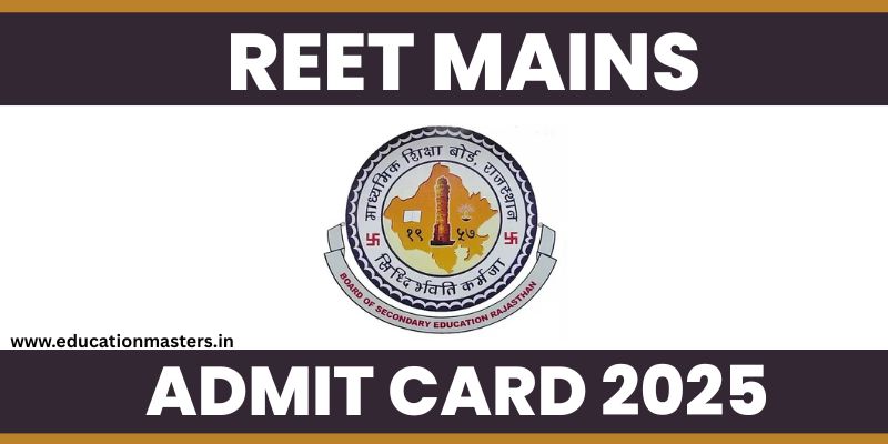 REET Mains Admit Card 2026 OUT | Download Exam Hall Ticket Here ...